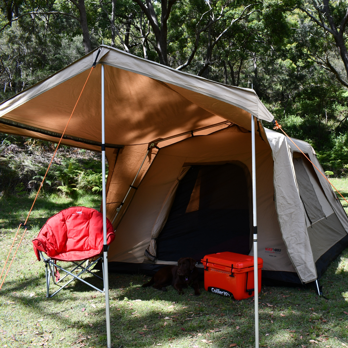 Heavy Duty Canvas Tents - BlackWolf Australia